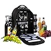 Amazon.com : apollo walker Picnic Backpack Bag for 2 Person with Cooler ...