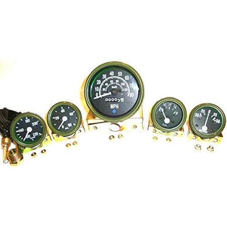 Amazon.com: Willys JEEP FD Speedometer 60 mph 12V Gauge Kit - fits 1946 ...