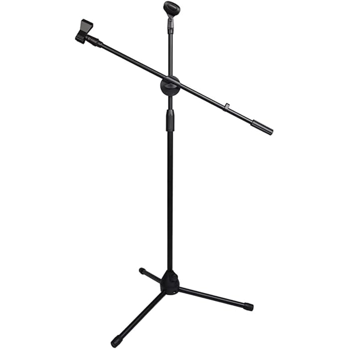 Buy Dubkart Telescoping Microphone Stand Mic Clip 360-degree Stage ...