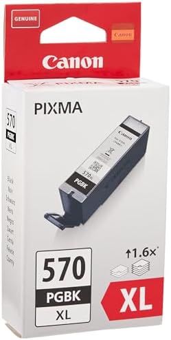 Canon PGI-570XL PGBK Ink Cartridge 22.2 ml - Black : Amazon.co.uk ...