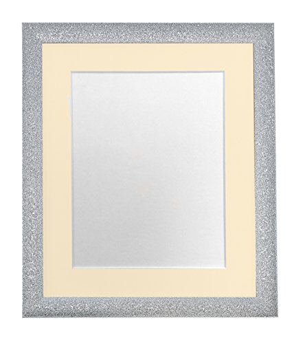 FRAMES BY POST Glitz Silver Picture Photo Frame with Ivory Mount A2 ...