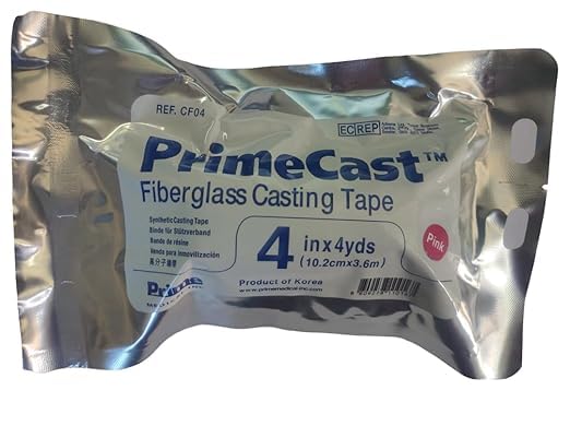 Prime Cast (Fiberglass Casting Tape) - 4 in X 4 yds (10.2 cm x 3.6m ...