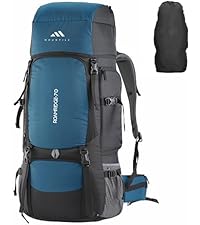 Buy MOUNTILE HIKEMATE 60L Travel Backpack with Water Proof Rain Cover ...