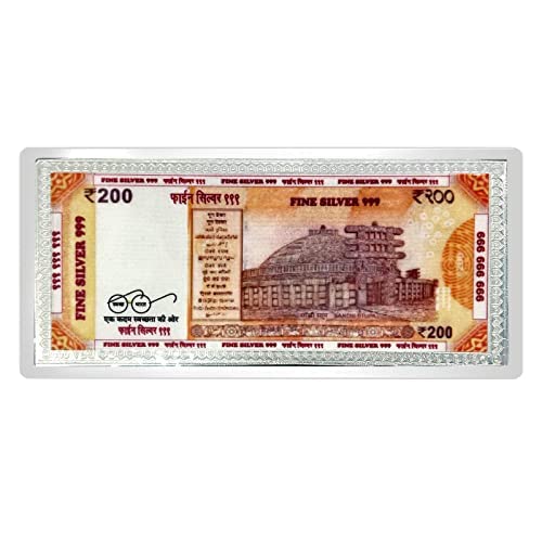 Altrona 999 Pure Silver 200 Notes With Velvet Cover for Gifting in ...