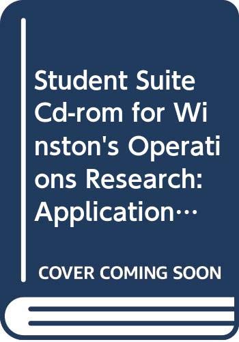 Amazon.com: Student Suite CD-ROM for Winston's Operations Research ...
