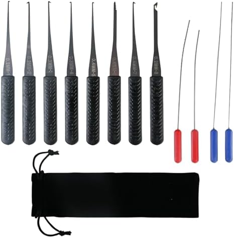 Kaiyzo Broken Key Extractor Set, 12 Piece Key Removal Tool Kit for ...