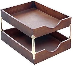 Carver Brass Desk Tray Supports for Stacking Trays, 4 Brackets, 16 Pins ...