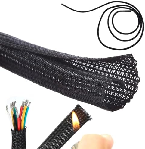 Supvox® 6.6ft Cable Protector Wire Loom Tubing Sleeve Split Sleeving ...