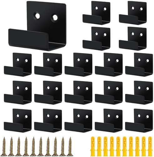 20Pcs Tile Display Wall Hangers, Black Tile Wall Display, Billboard ...