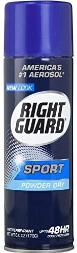 Amazon.com : Right Guard Sport Unscented Aerosol Antiperspirant Spray 6 ...