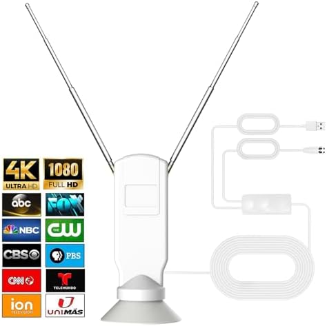 Amazon.com: CXYHMG TV Antenna for Smart TV, 360° Reception Digital HD ...