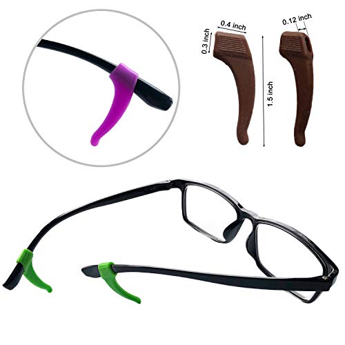 Snapklik.com : Benvo 12 Pairs Eyeglasses Retainers Silicone Glasses ...