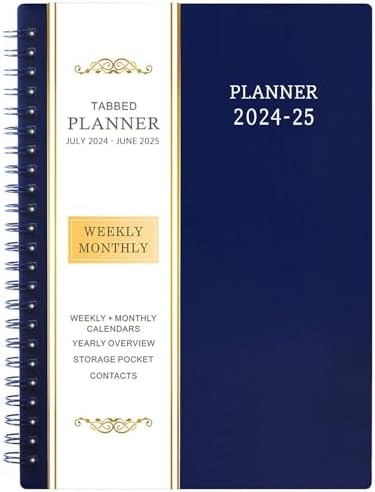 Amazon.com : 2024-2025 Planner - Weekly & Monthly Academic Planner 2024 ...