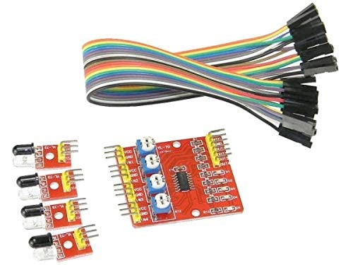 IR Sensor Arrary For Line Following |IR-ARRAY 4 Channel : Amazon.in ...