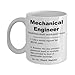 Amazon.com: Mechanical engineer definition coffee mug, funny mechanical ...