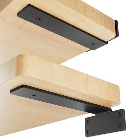 Amazon.com: HEART ART Floating Shelf Bracket 8 Inch,8 Pack Heavy Duty ...
