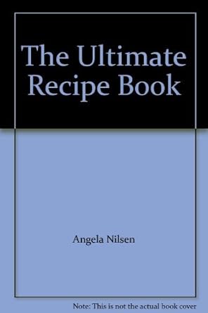 The Ultimate Recipe Book : Amazon.com.au: Books