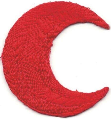 Red Waxing Crescent Moon