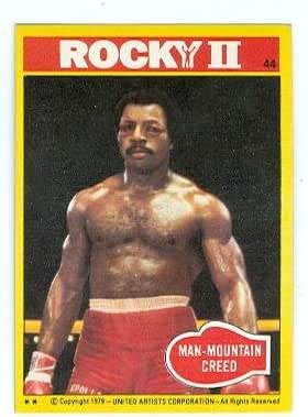 Carl Weathers as Apollo Creed Rocky II trading card #44 1979 at Amazon ...