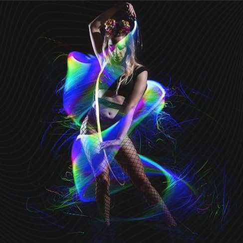 GogoRavers Space Whip LED – Optic Glowy Flash Light Up Rave EDM ...