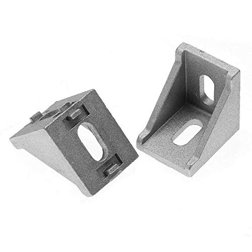 PRAV® 1X(20Pcs 4040 Aluminum Corner Brackets Corner Fitting Angle 40 X ...