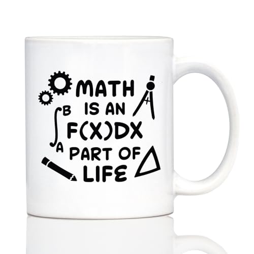 Amazon.com: Math is an Integral Part of Life Coffee Mug - Funny Math ...