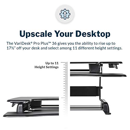 Reviews for Vari VariDesk Pro Plus 36 by Vari – Dual Monitor Standing ...