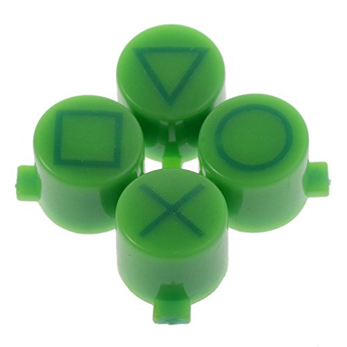 Amazon.com: Generic Solid Green Marked Triangle Circle Square X Buttons ...