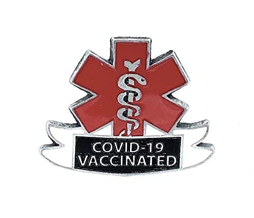 Amazon.com: COVID-19 Vaccinated Metal Pin - American Medical - COVID ...