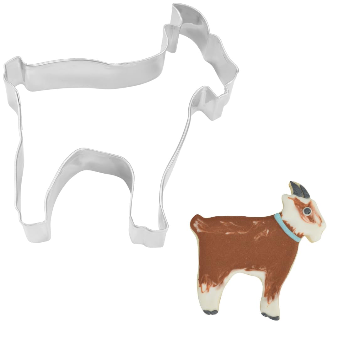 Amazon.com: R&M Goat Cookie Cutter Stainless Steel 3.5": Home & Kitchen