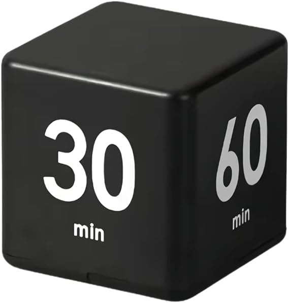 Cube Timer for Kitchen, Kids Timer for ADHD, Countdown for Classroom ...