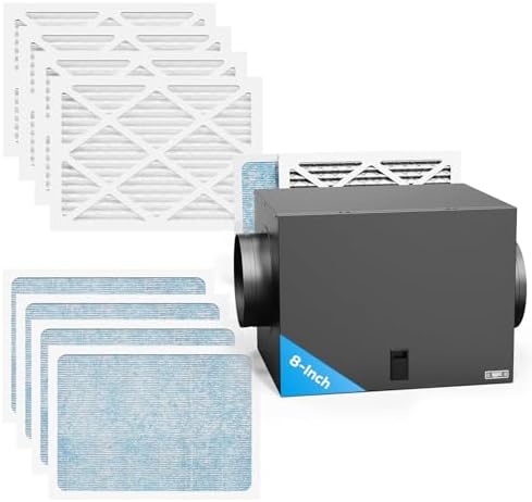 Amazon.com: AITECAC 8-Inch Filter Box Kit - 4 Pack MERV-10/13 Filters ...