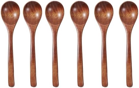 Amazon.com: Patelai 12 Pcs 5 Inch Small Wooden Spoons for Honey Mini ...