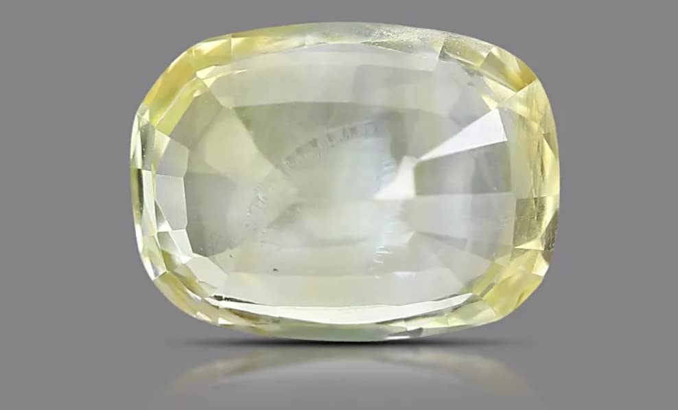Buy BluDiamond Srilankan Pukhraj Stone 8.25 Ratti Yellow Sapphire 7.50 ...