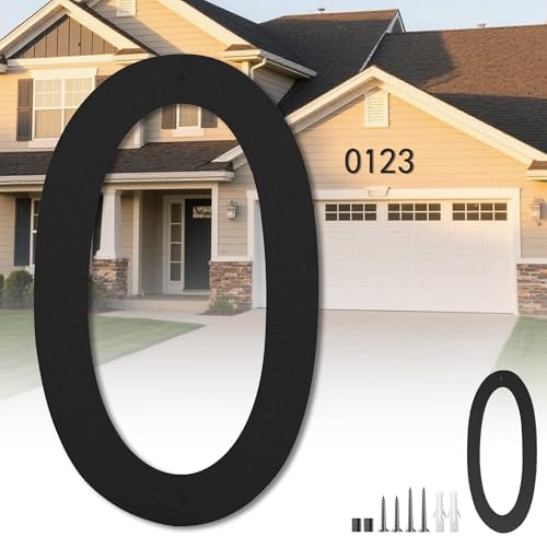 Amazon.com: YUEYIN Enlarge 16 Inch Outdoor House Numbers, Black Matte ...