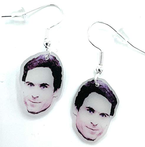 Amazon.com: Serial Killer Earrings Jewelry True Crime Horror Retro Ted ...
