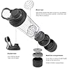 Amazon.com: 21oz Protein Shaker Bottle with Powder Storage Container ...