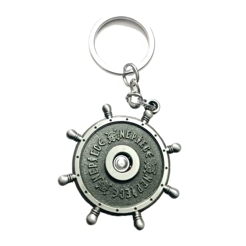 Reconnect Anime One Piece Pirates Monkey D.Luffy Keychain Rotating ...