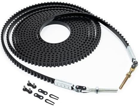YINKCO 39354R.S Belt Assembly for 7 ft Garage Door(Steel Reinforced ...