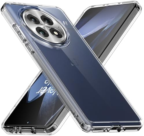 Cresee Crystal Clear Hard Back + Soft TPU Bumper Shockproof Phone Case for nubia Red Magic 9 Pro ...