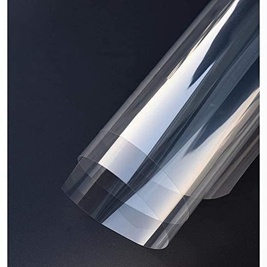 DHYANI Self Adhesive Removable Transparent Plastic Vinyl Film, Oil ...