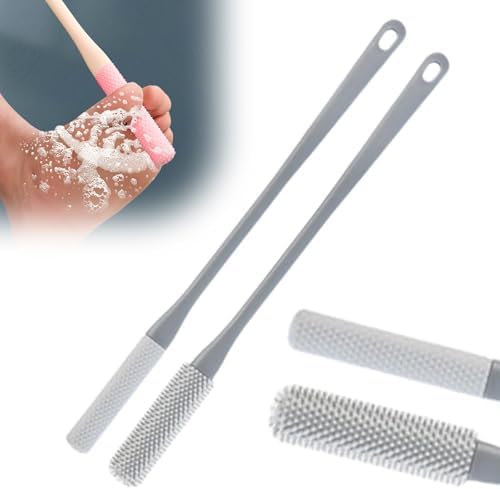 Amazon.com : Long Handled Silicone Toe Cleaner, Soft Rubber Brush ...