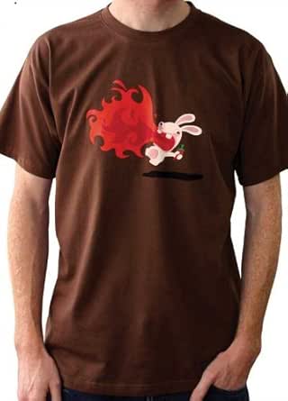 Rayman Raving Rabbids T-Shirt: Piment (Marron) Taille S : Amazon.fr: Mode