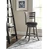 Amazon.com: Powell Linon Tegan 24" Rubber Wood Swivel Counter Stool in ...