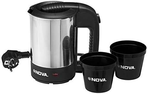40% OFF on Nova KT 728 0.5-Litre Travel Kettle (Black/Grey) on Amazon | PaisaWapas.com