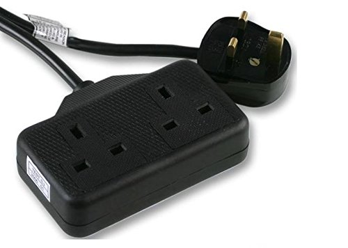 Ex-Pro 2 Gang Way 5m Metre 13A Mains Power Garden/Outdoors Extension ...