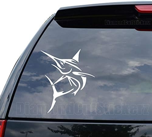 Amazon.com: Marlin Swordfish Vinyl Decal Sticker (Black) : Sports ...