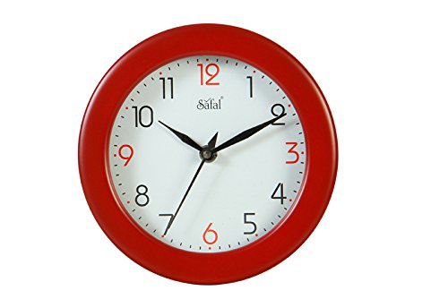 Buy Safal Red and Black Combo Mini Wooden Wall Clock Online at Low ...