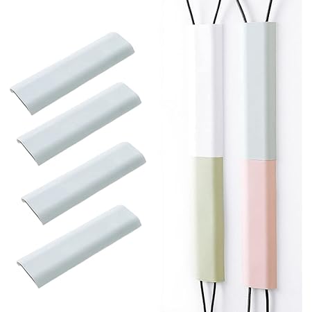 Amazon.com: Grey Cable Raceways 4PCS On-Wall Cord Cover Paintable ...