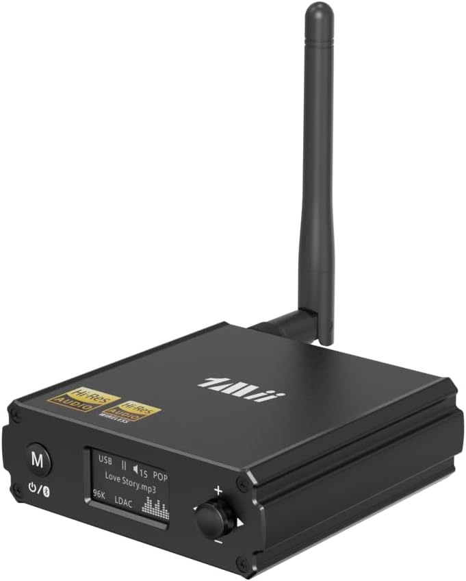 Amazon.com: 1Mii B06Ultra Bluetooth 5.2 Receiver with LDAC for Hi-Res ...